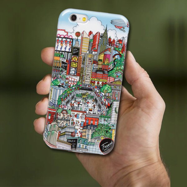 Midtown New York City Fazzino Smartphone Case - Etsy