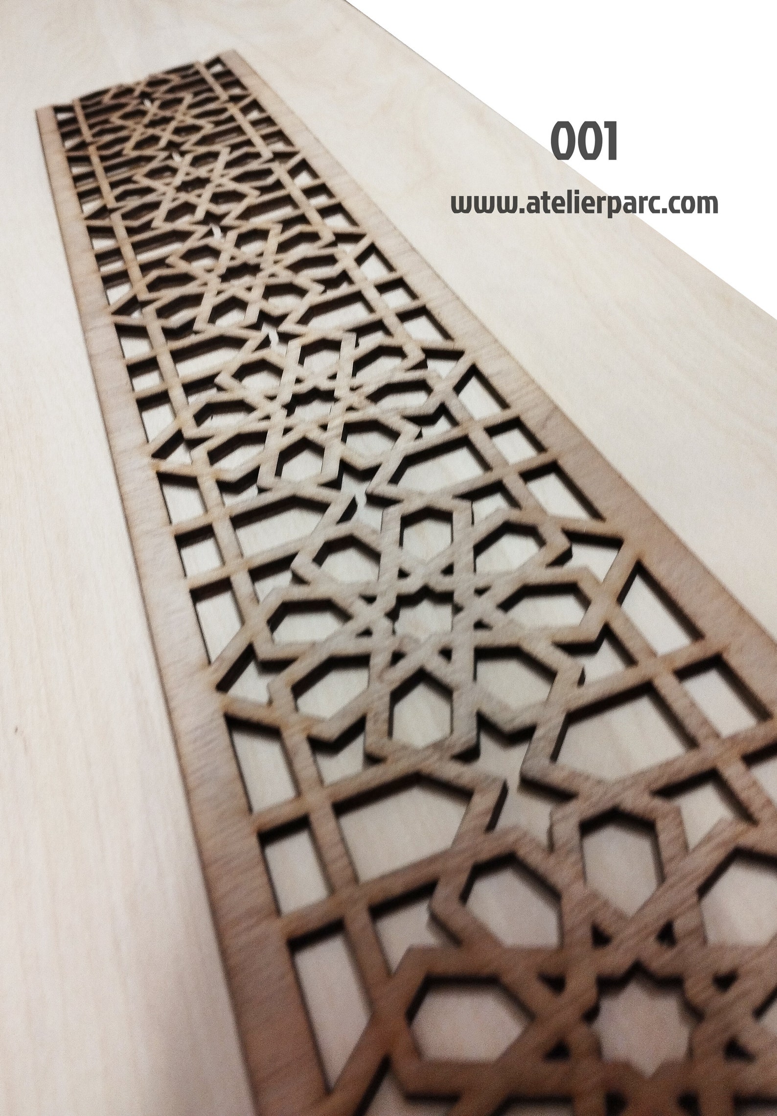 001/ Moroccan Molding / Wooden Geometric Panel / Handcrafted / Oriental ...
