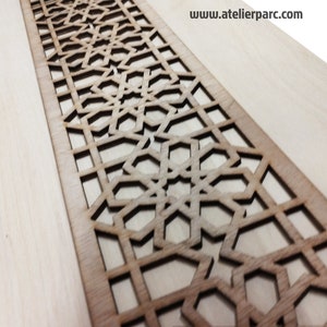 001/ Moroccan Molding / Wooden Geometric Panel / Handcrafted / Oriental ...