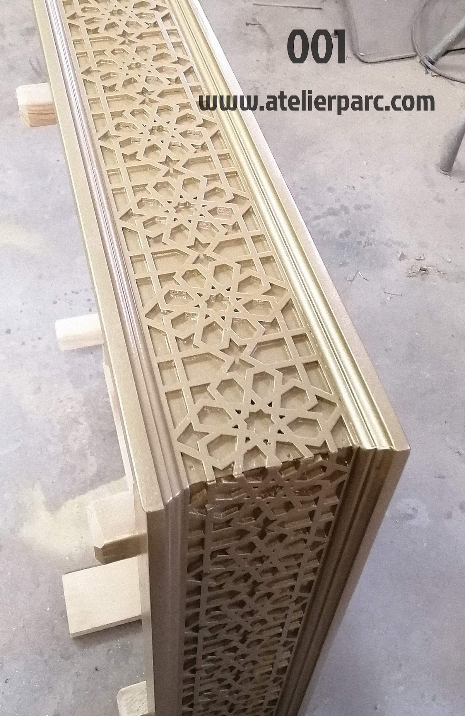 001/ Moroccan Molding / Wooden Geometric Panel / Handcrafted / Oriental ...