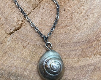 Snail Shell Necklace | Etsy