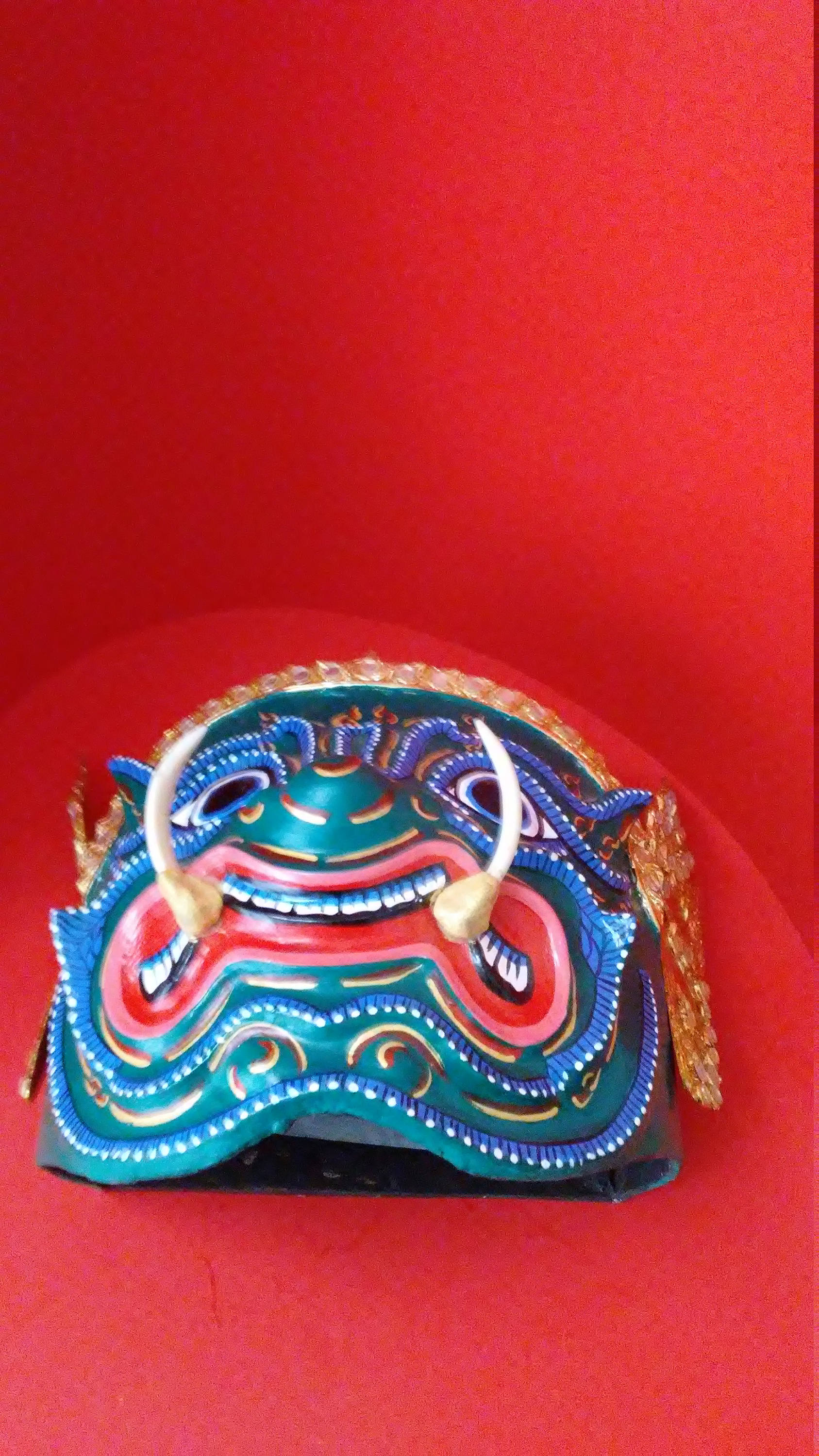 Large Vintage Traditional Handmade Mask From Thailand - Etsy