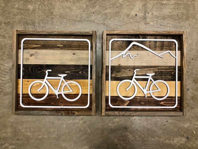Rustic Biking Sign. Parks and Recreational Sign. US Forest - Etsy