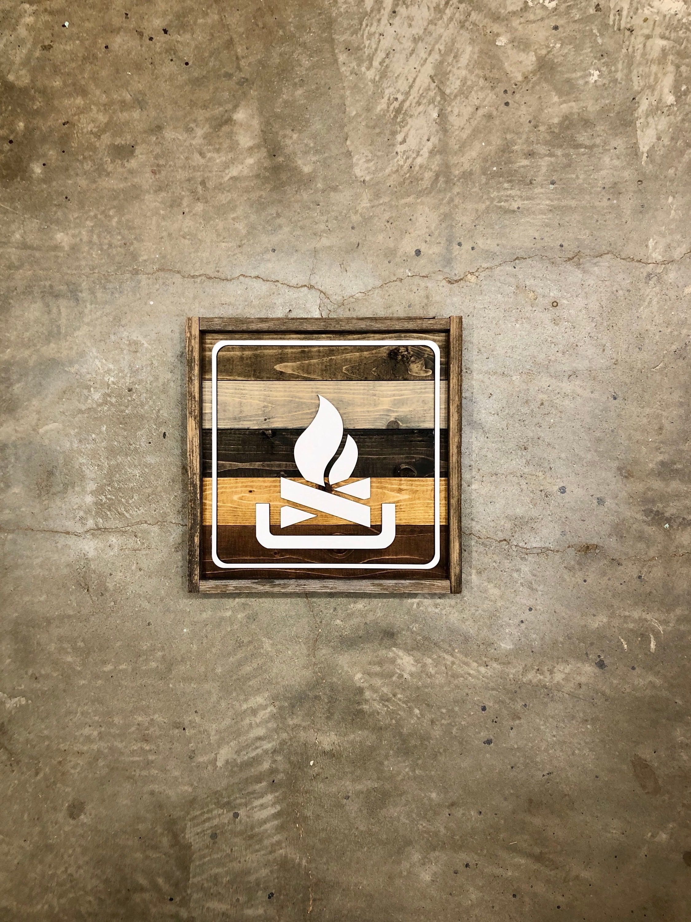 Rustic Camp Fire Sign. Parks and Recreational Sign. US Forest - Etsy