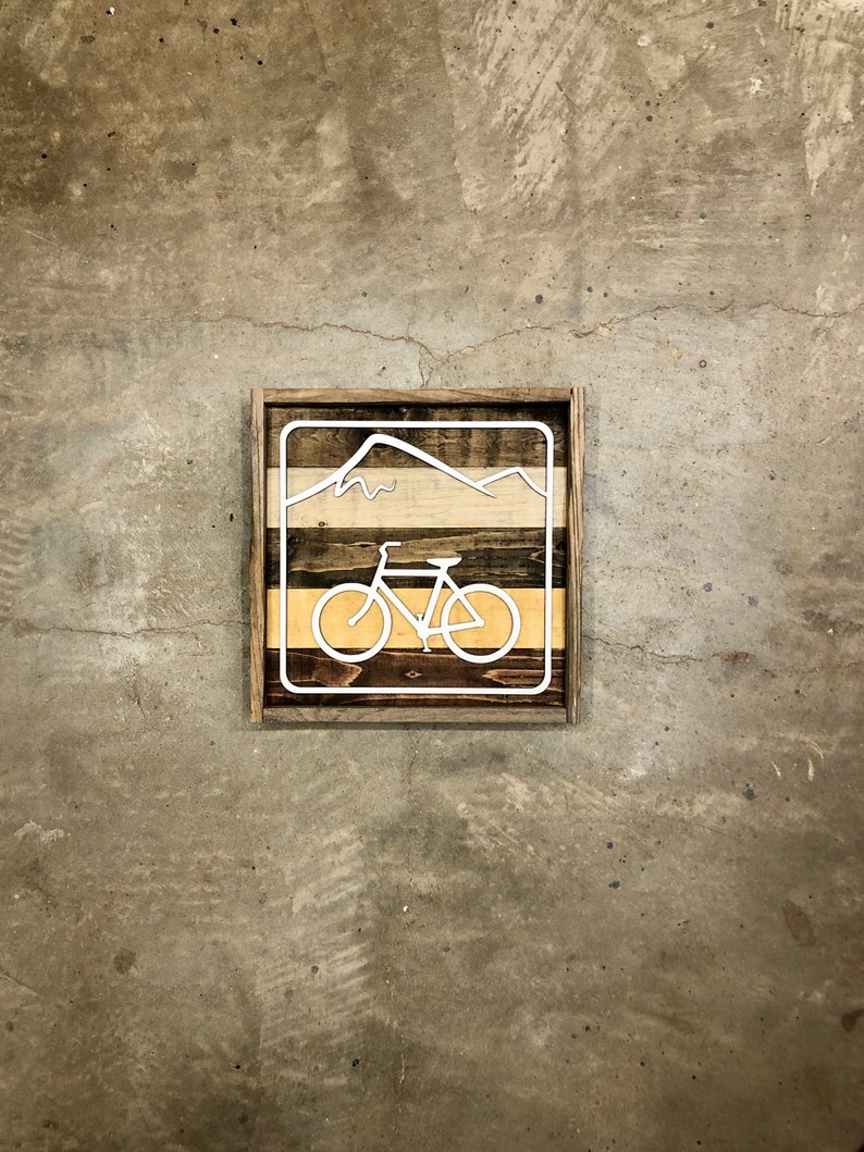 Rustic Biking Sign. Parks and Recreational Sign. US Forest - Etsy