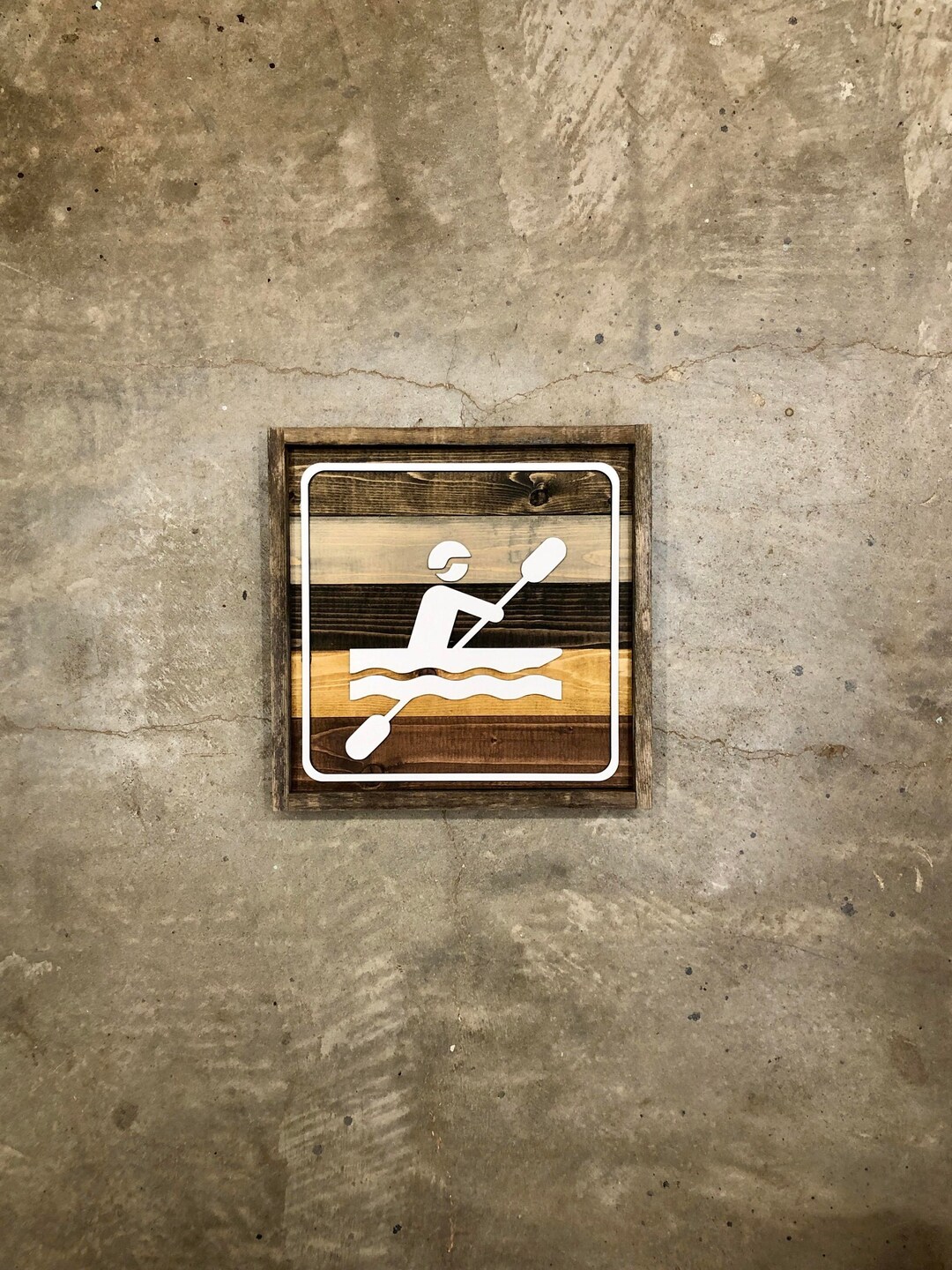 Rustic Kayaking Sign. Parks and Recreational Sign. US Forest Sign ...