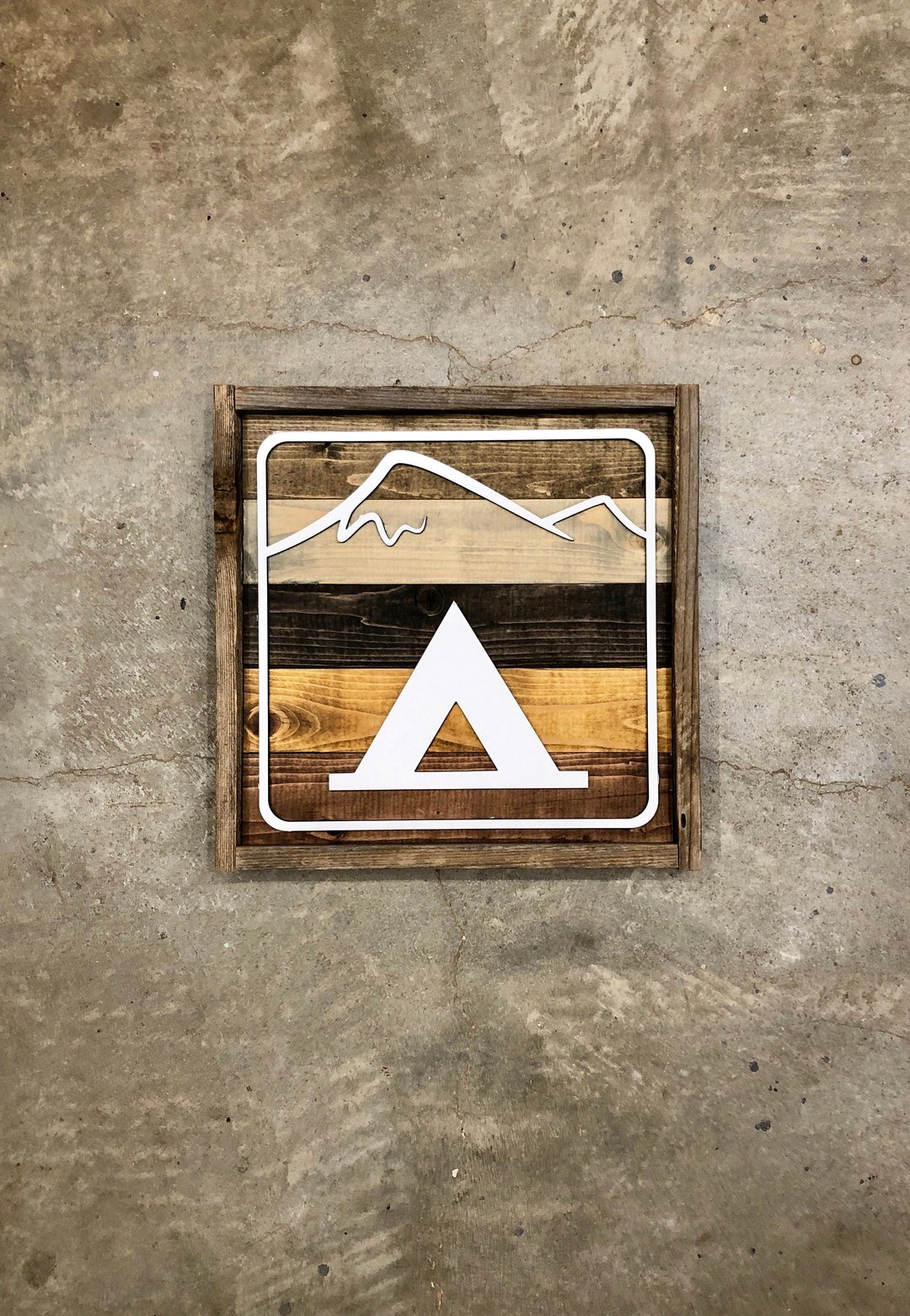 Rustic Camping Sign. Parks and Recreational Sign. US Forest Sign ...