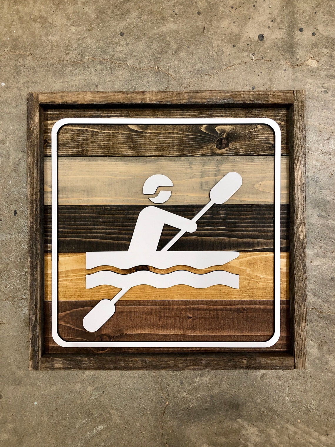 Rustic Kayaking Sign. Parks and Recreational Sign. US Forest - Etsy