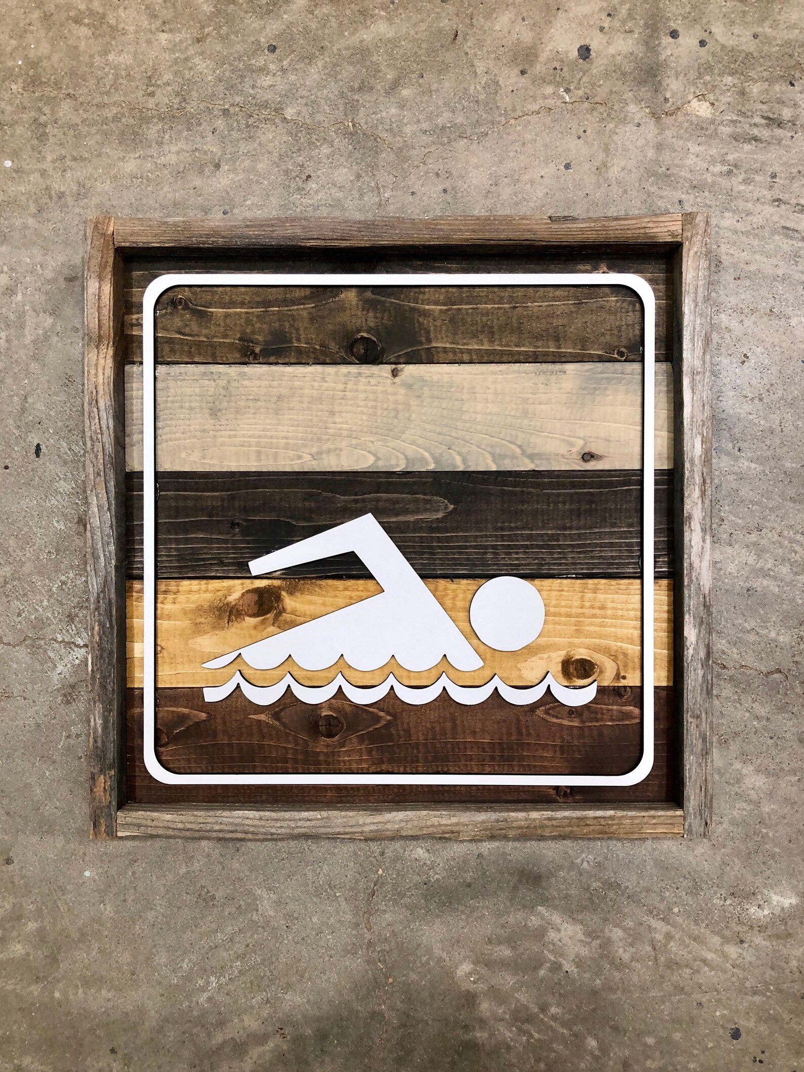 Rustic Swimming Sign. Parks and Recreational Sign. US Forest | Etsy