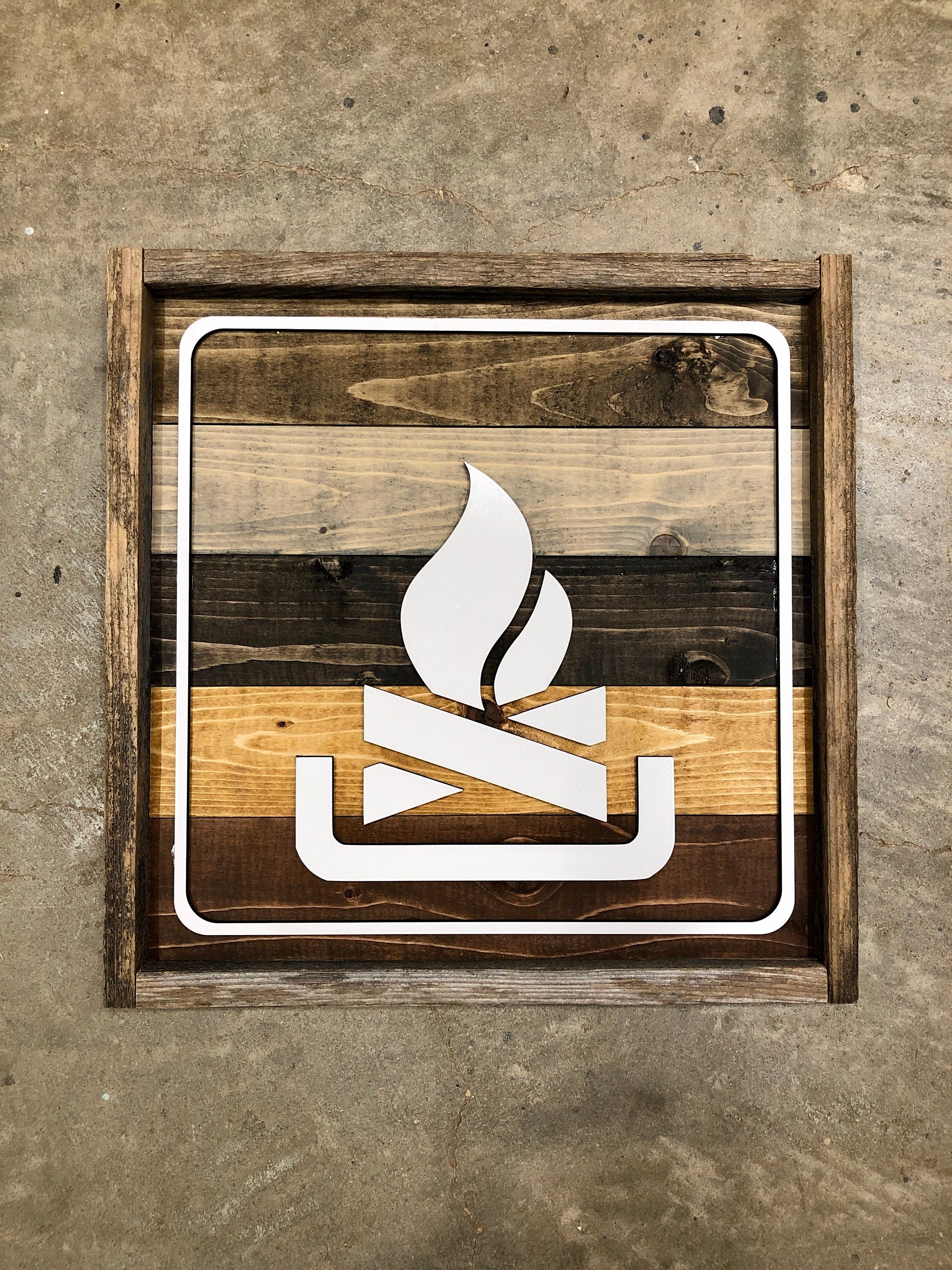 Rustic Camp Fire Sign. Parks and Recreational Sign. US Forest - Etsy