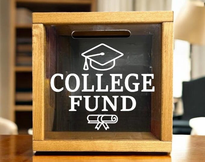 College Fund. Savings Bank. Shadow Box. Wooden Piggy Bank. Money Box ...