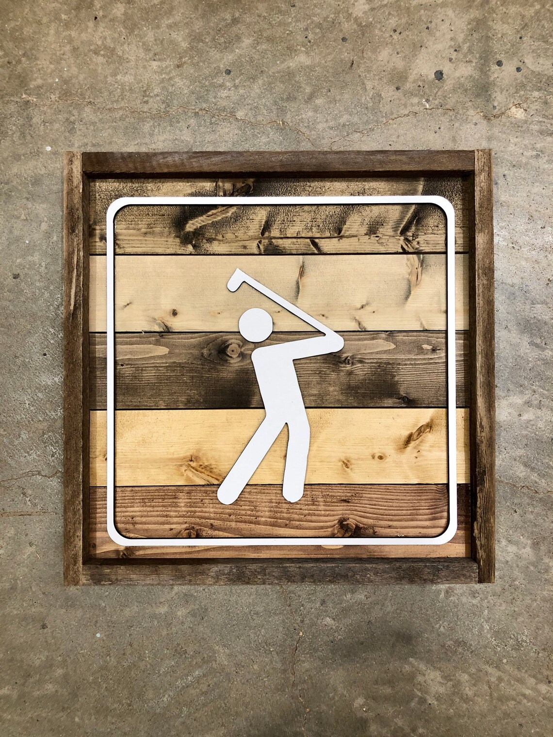 Rustic Golf Sign. Parks and Recreational Sign. US Forest Sign. | Etsy