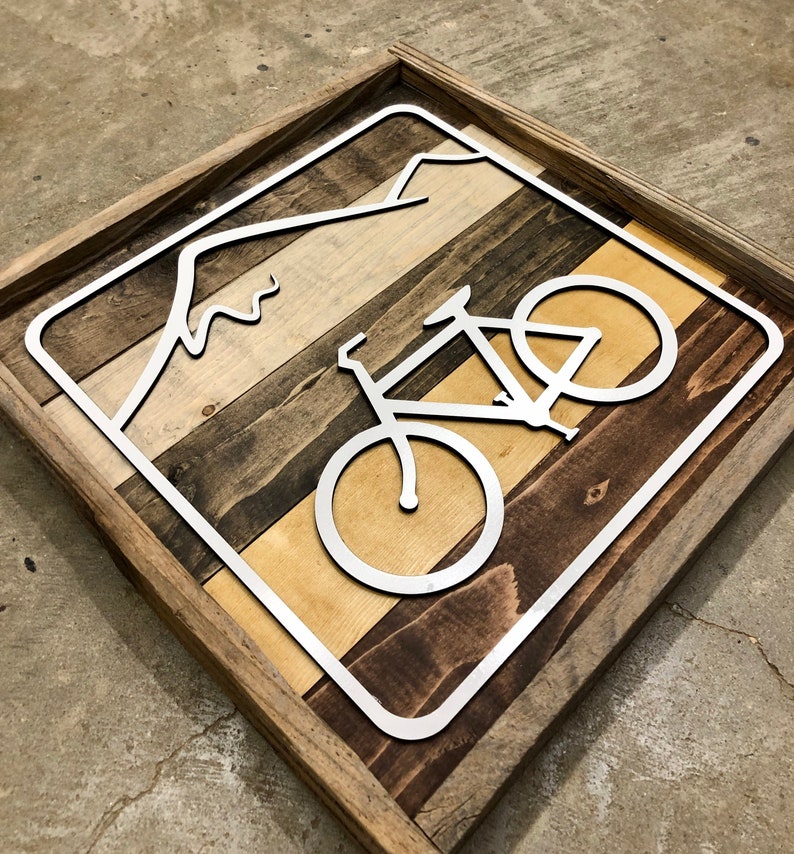 Rustic Biking Sign. Parks and Recreational Sign. US Forest - Etsy