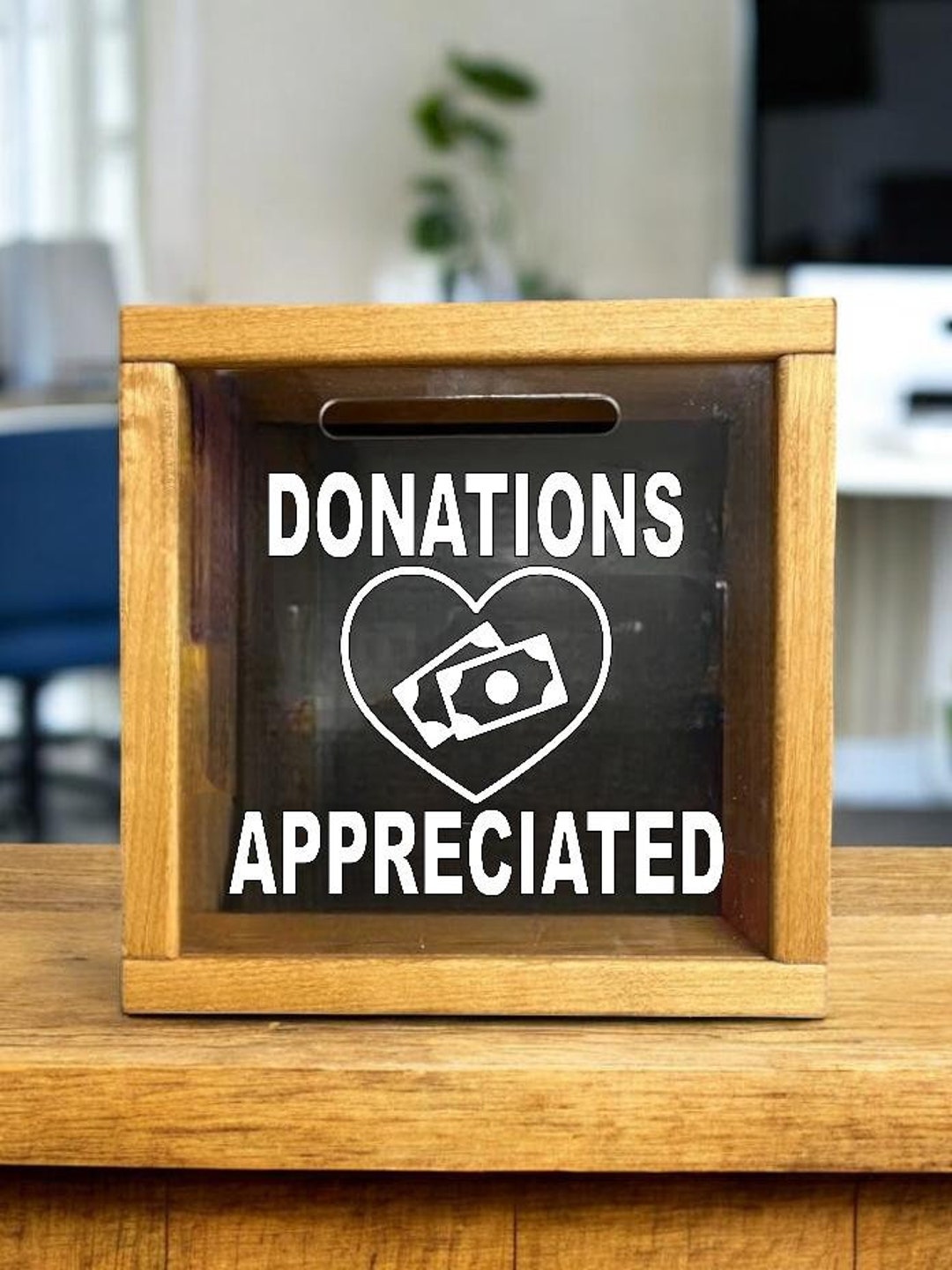 Donation Box. Savings Bank. Shadow Box. Wooden Bank. Money Box ...