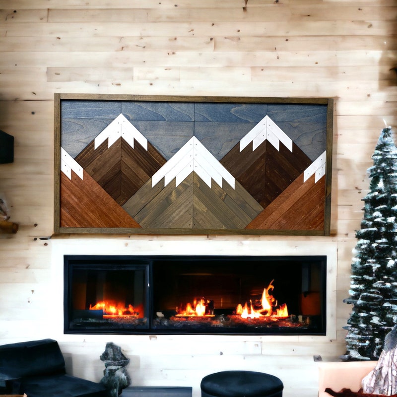 Wood Squares Wall Art - Etsy