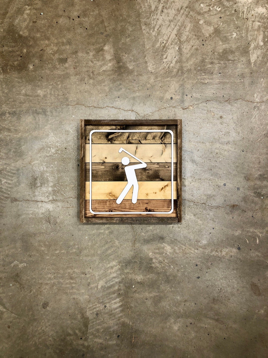 Rustic Golf Sign. Parks and Recreational Sign. US Forest Sign. - Etsy