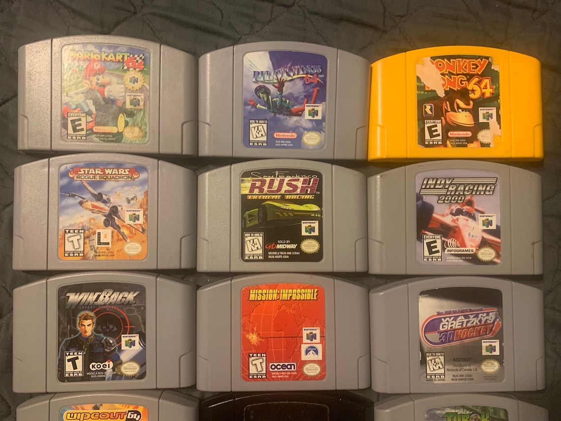 Nintendo 64 (N64) Games! All Authentic. *pick and Choose* - Etsy Canada