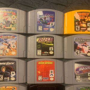 Nintendo 64 (N64) Games! All Authentic. *pick and Choose* - Etsy Canada