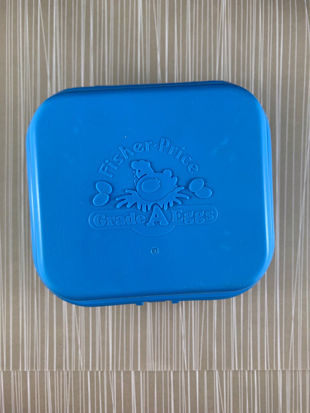 Fisher Price Bacon & Egg Set Blue Egg Carton, Four Hinged Eggs, Two ...