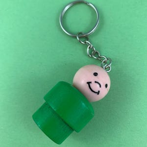Vintage Fisher Price Little People Son Green Body Figure Keychain ...
