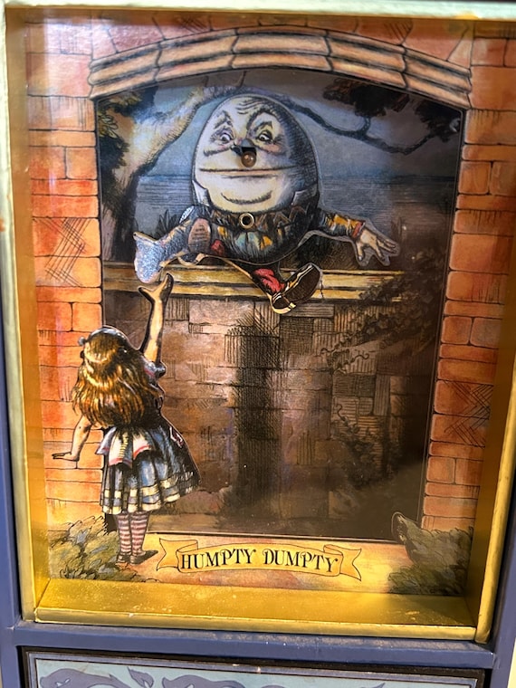ALICE IN WONDERLAND “Humpty Dumpty” Working Animated … - Gem