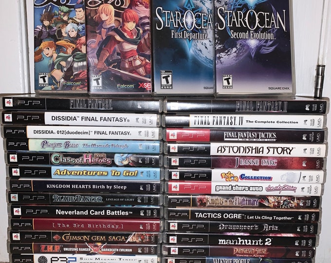 RARE Sony Playstation Portable PSP Games All CIB All Tested and Working ...