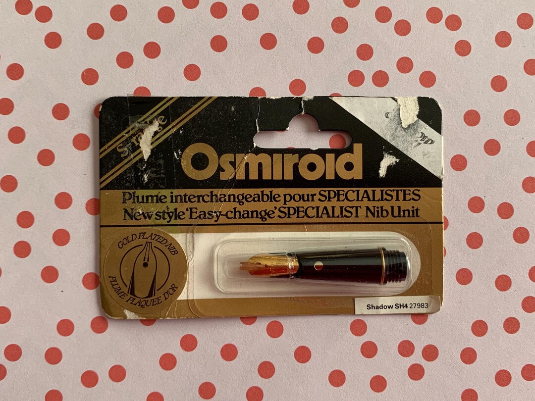 Osmiroid S-range Shadow SH4 27983 Specialist Gold Plated Easy Change ...