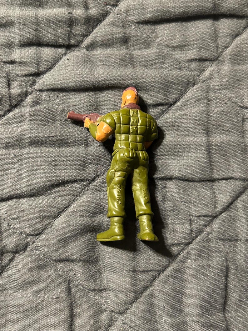 Vintage Guts Jungle Fighters Lone Wolf 2.5" Action Figure Mattel 1986 ...