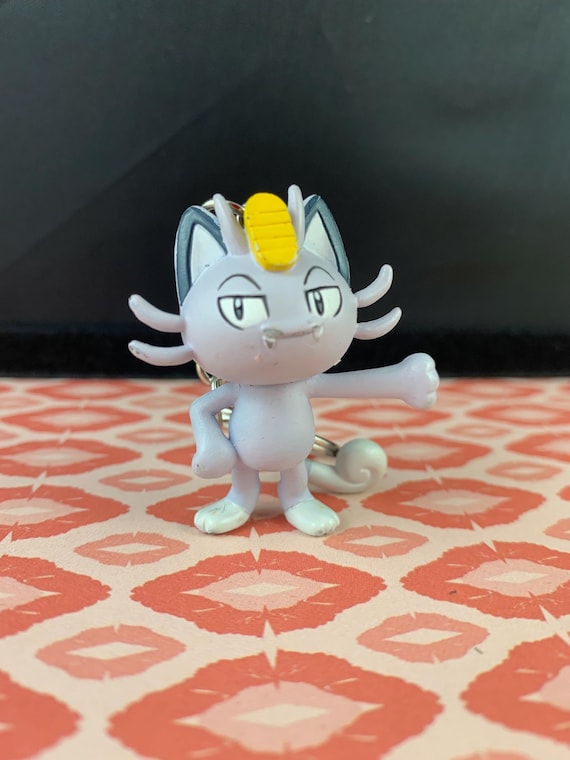 Vintage Pokemon Meowth Nintendo Tomy Figure Up-Cycled… - Gem