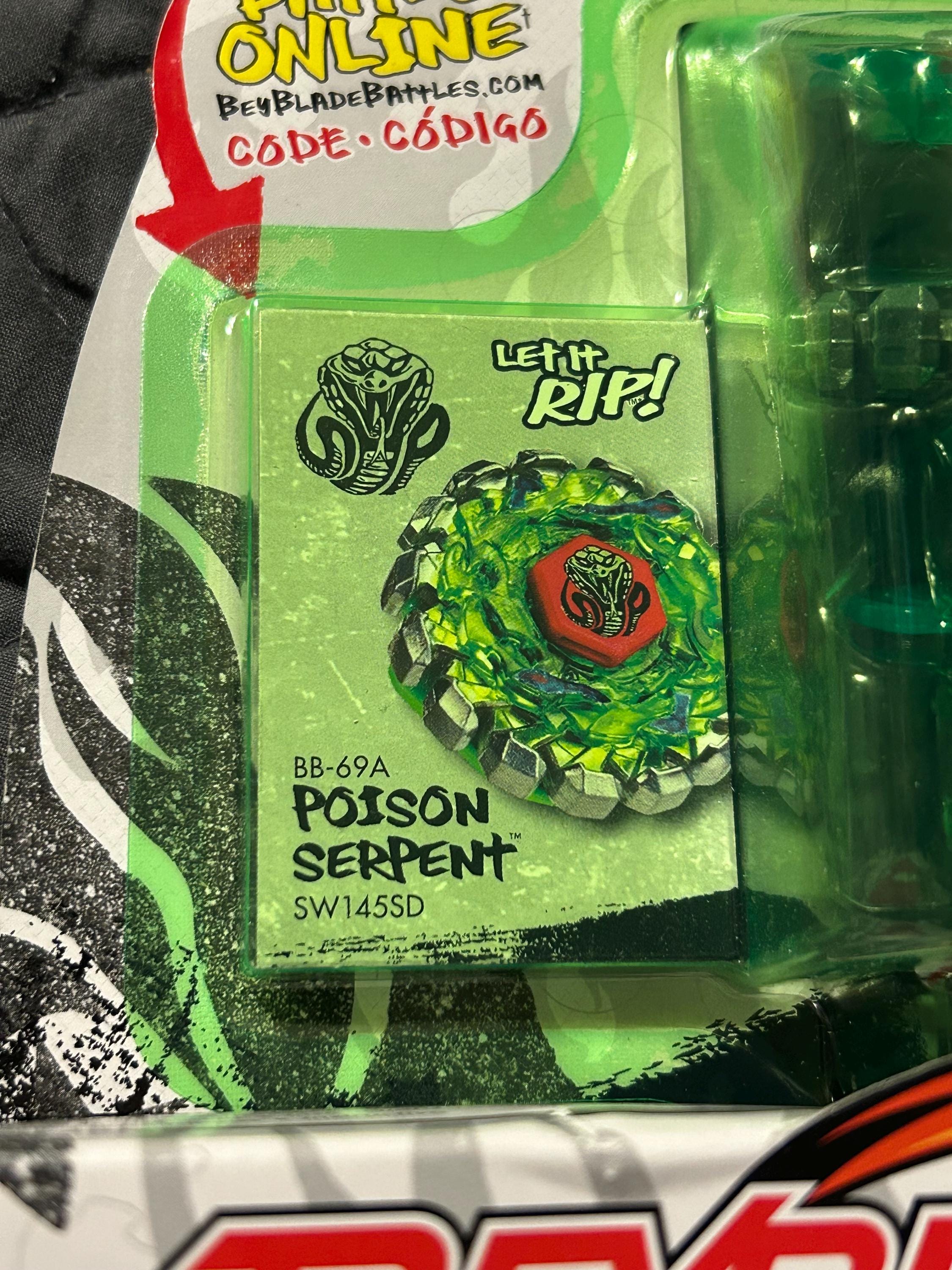 Beyblade Metal Masters - Sonic Series Poison Serpent Exclusive BB-69A ...