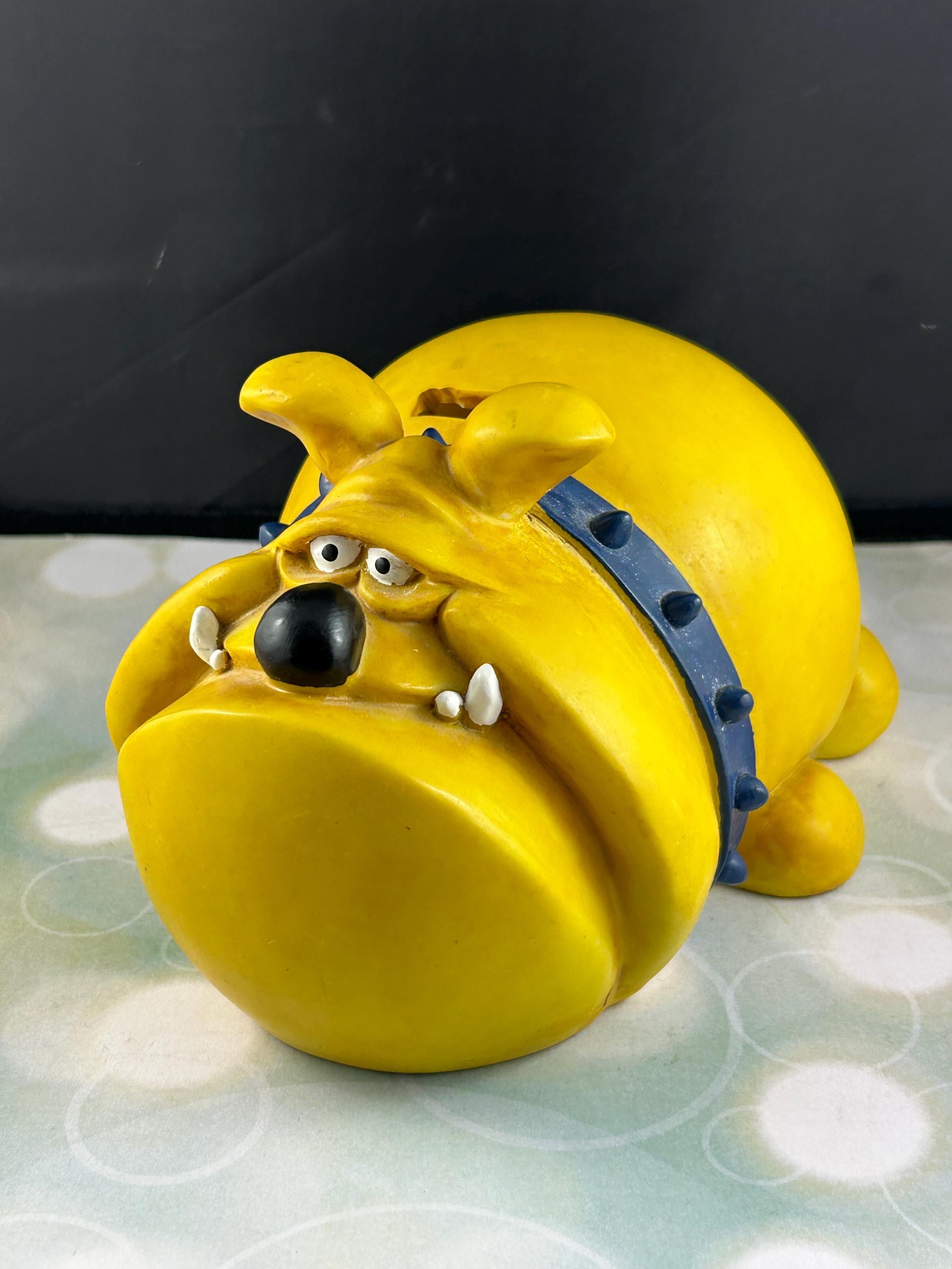 RARE Paolo Chiari Bulldog Money Box - Retro Resin Piggy Bank - Italian ...