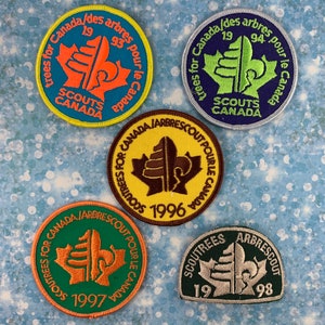 Scouts Canada Badge Patch - You Choose - Scoutrees Various Years ...