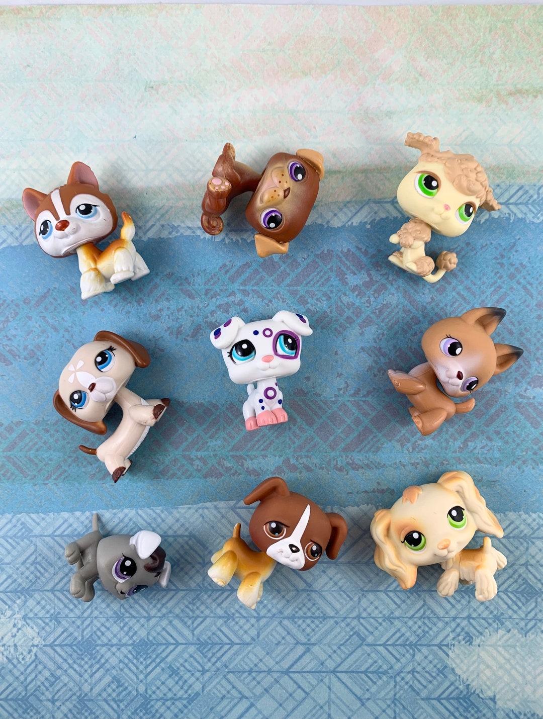 Authentic Hasbro Littlest Pet Shop Dogs You Choose LPS Husky, Poodle ...