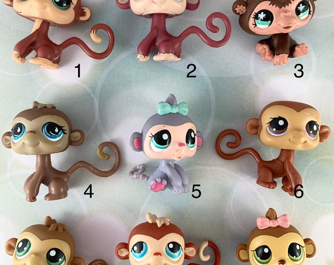 Littlest Pet Shop - Monkey, Apes, Orangutan! You Choose. Authentic ...