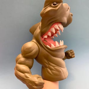 1994 Street Shark JAB Rubber Hand Puppet. Street Wise Designs VERY RARE ...