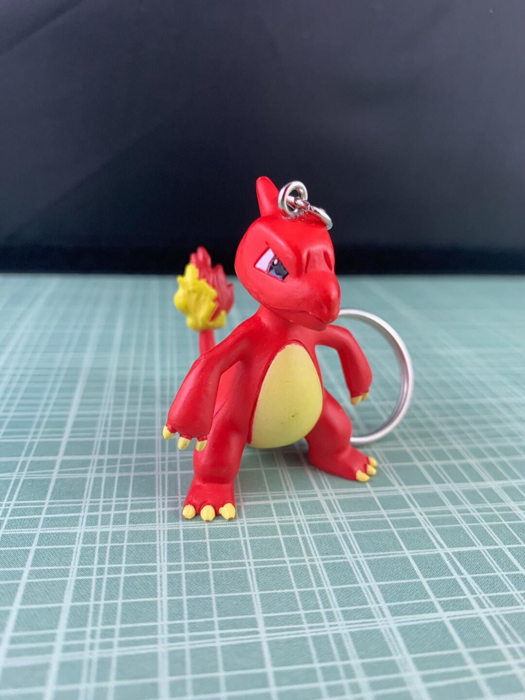 Vintage Pokemon Charmeleon Tomy Figure Up-cycled Keychain Carry Some ...