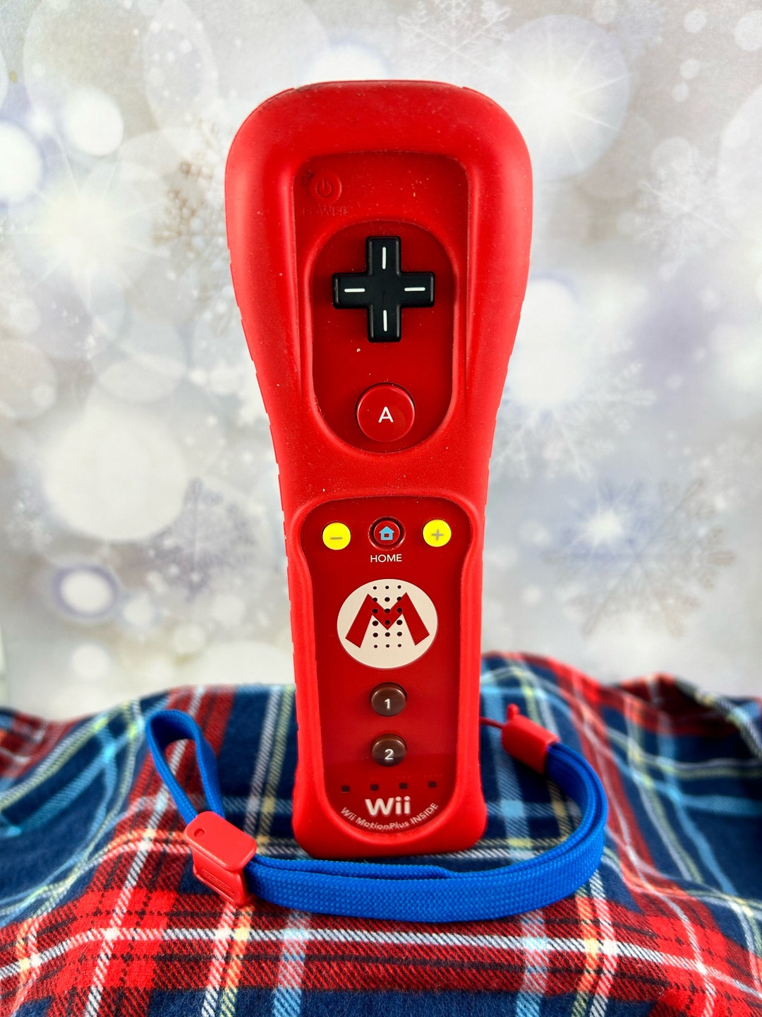 Authentic Nintendo Wii Special Edition Mario Version Remote Motion Plus ...