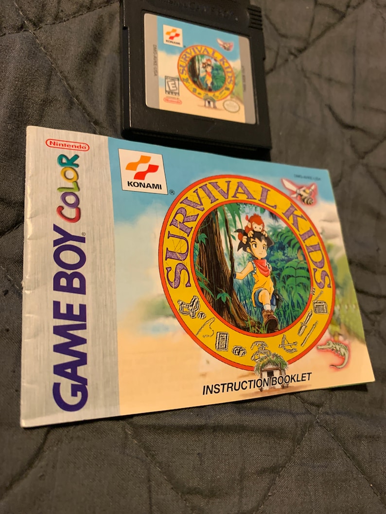 Rare Authentic 1999 Survival Kids for Nintendo Gameboy Color With ...