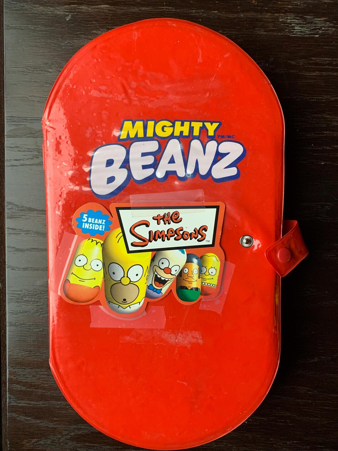 Moose Mighty Beanz the Simpsons in Carrying Case Almost Compete Missing ...