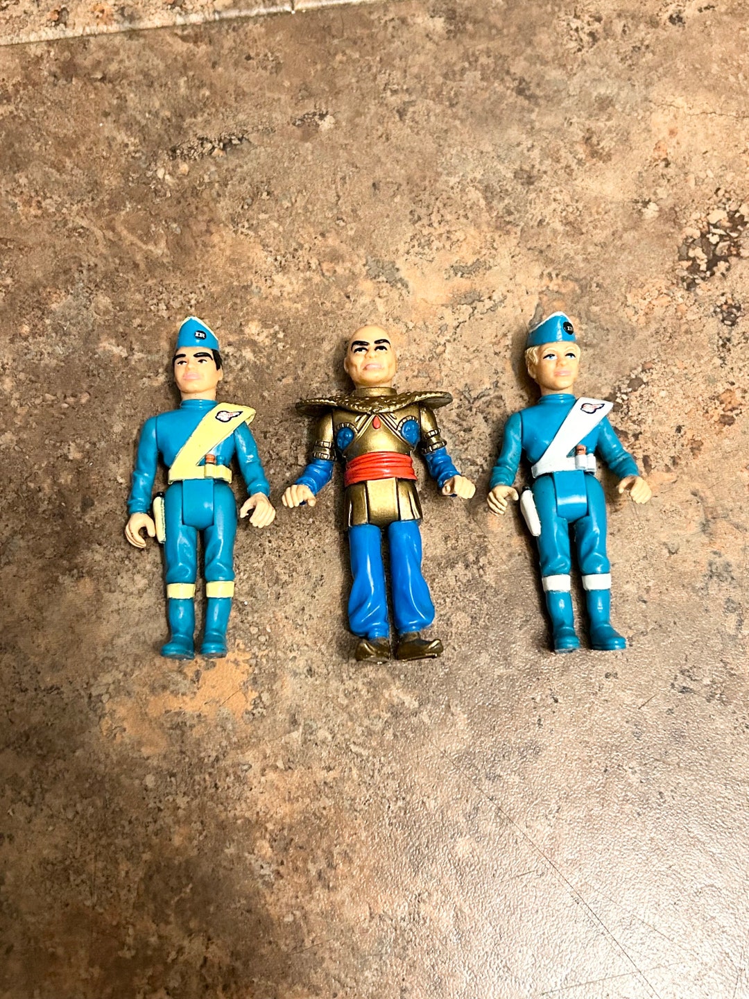 Vintage 90’s Thunderbirds Matchbox Action Figures Lot of 3. Figures Are ...