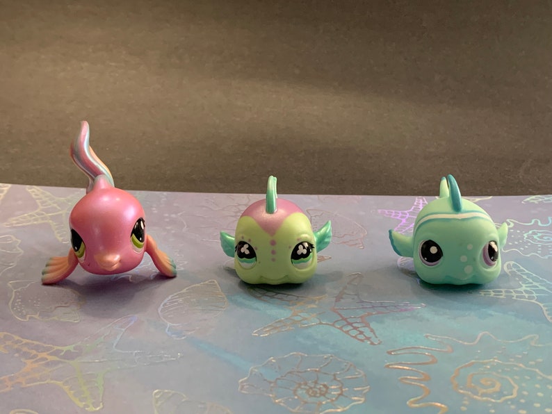 LPS Fish! U Pick! Hasbro Littlest Pet Shop Poisson, Gold Fish, Angel ...