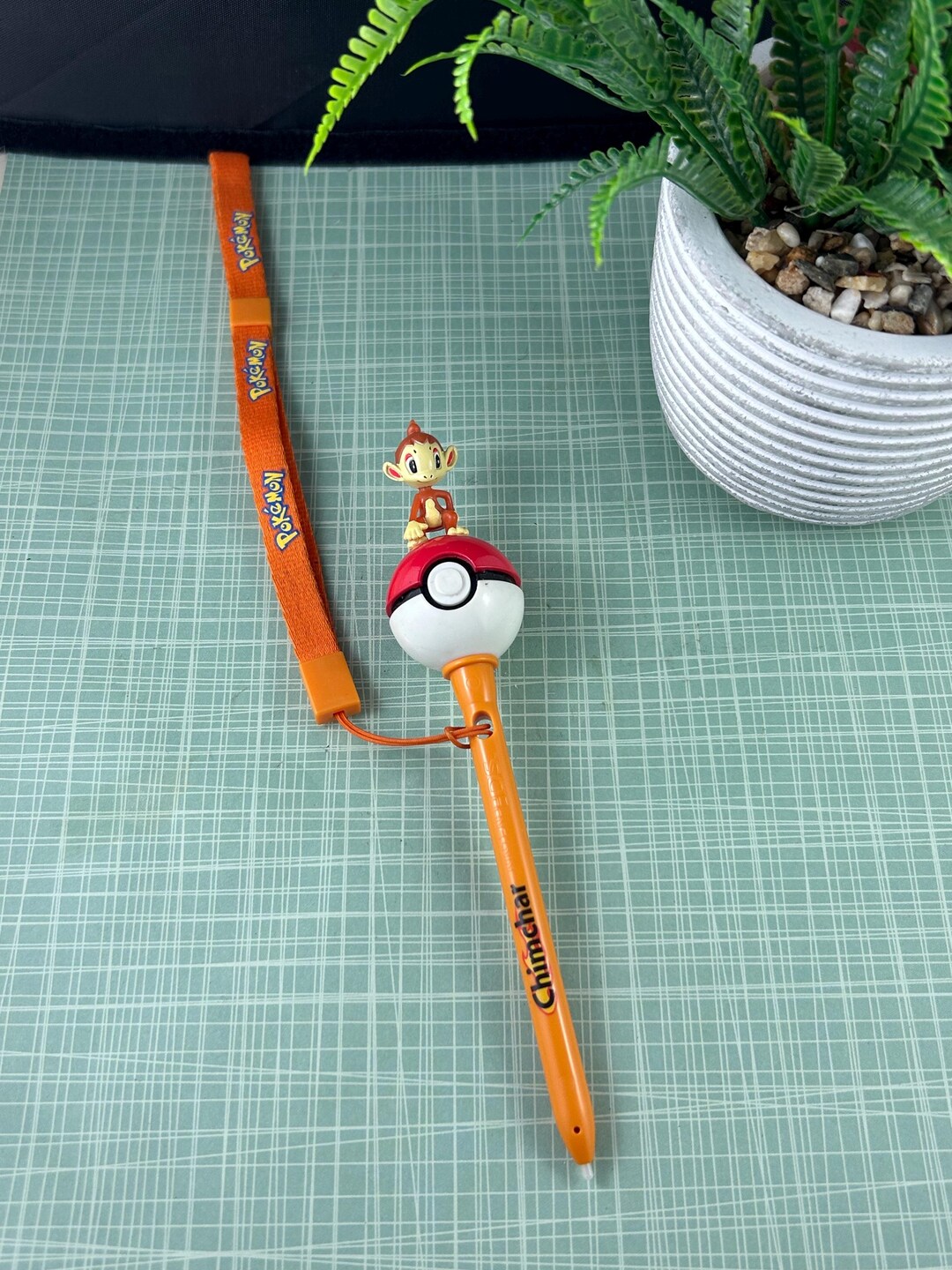 Pokemon Chimchar Pokeball Character Orange Stylus PDP Nintendo DS Pen W ...