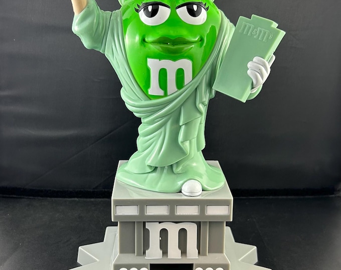 Statue of Liberty M&m's Candy Dispenser, Green Peanut Character, Works ...