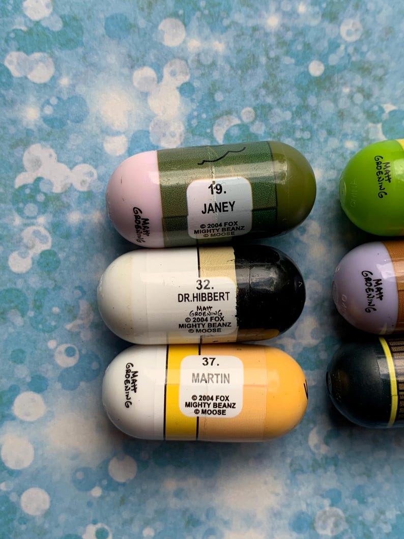 Mighty Beanz - the Simpsons - You Choose - Etsy