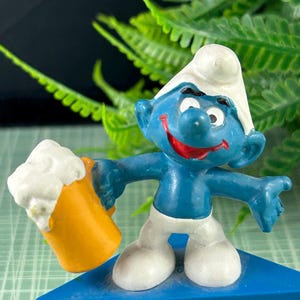Smurf-a-gram Happy Anniversary Figure 20078 – Vintage 1995 Schleich PVC ...