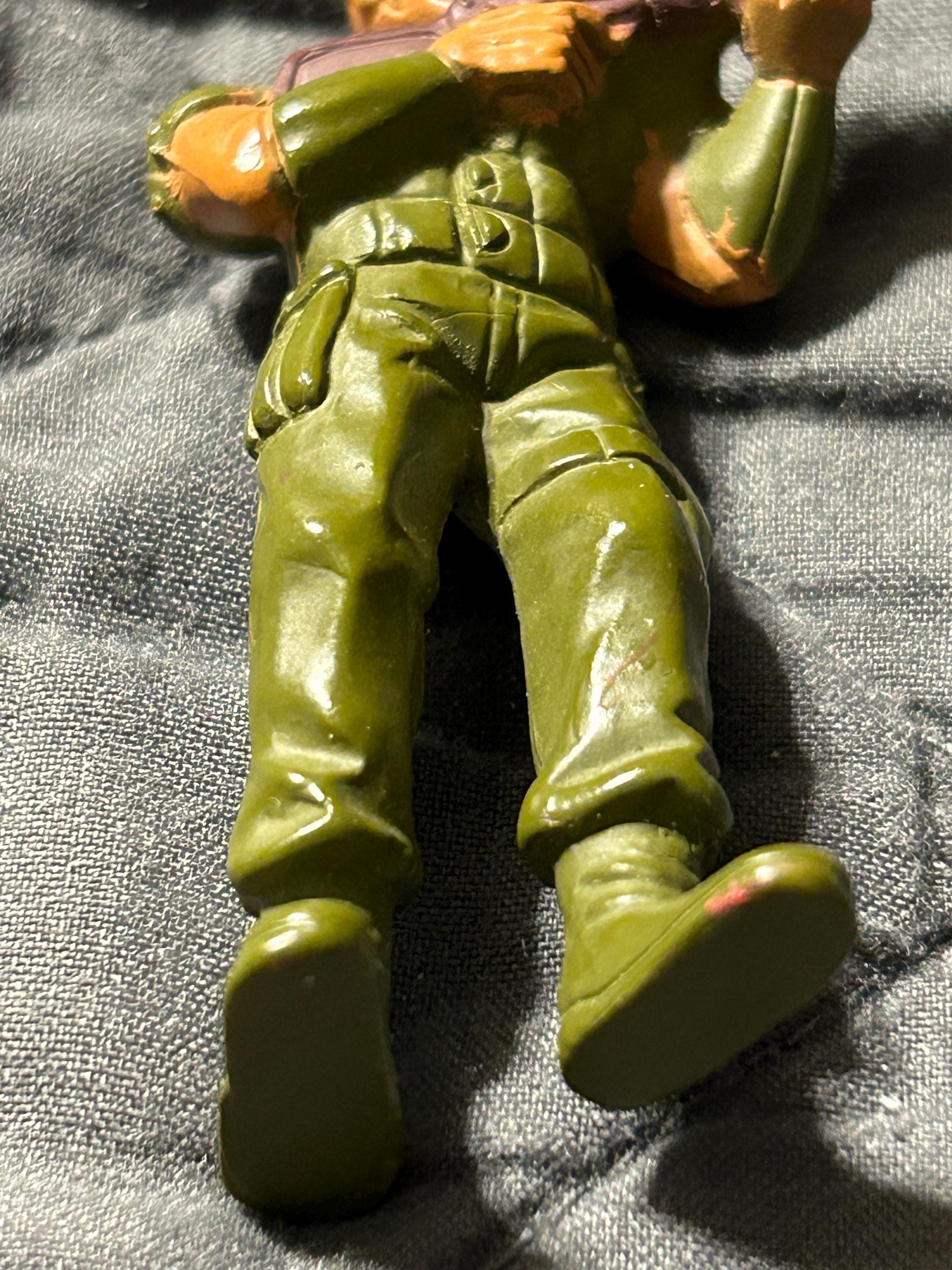 Vintage Guts Jungle Fighters Lone Wolf 2.5" Action Figure Mattel 1986 ...