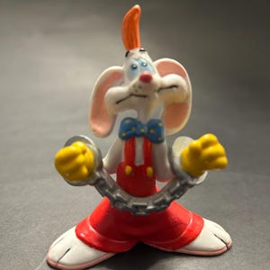 Vintage 1987 Disney Amblin Roger Rabbit PVC Figures Lot. Who Framed ...