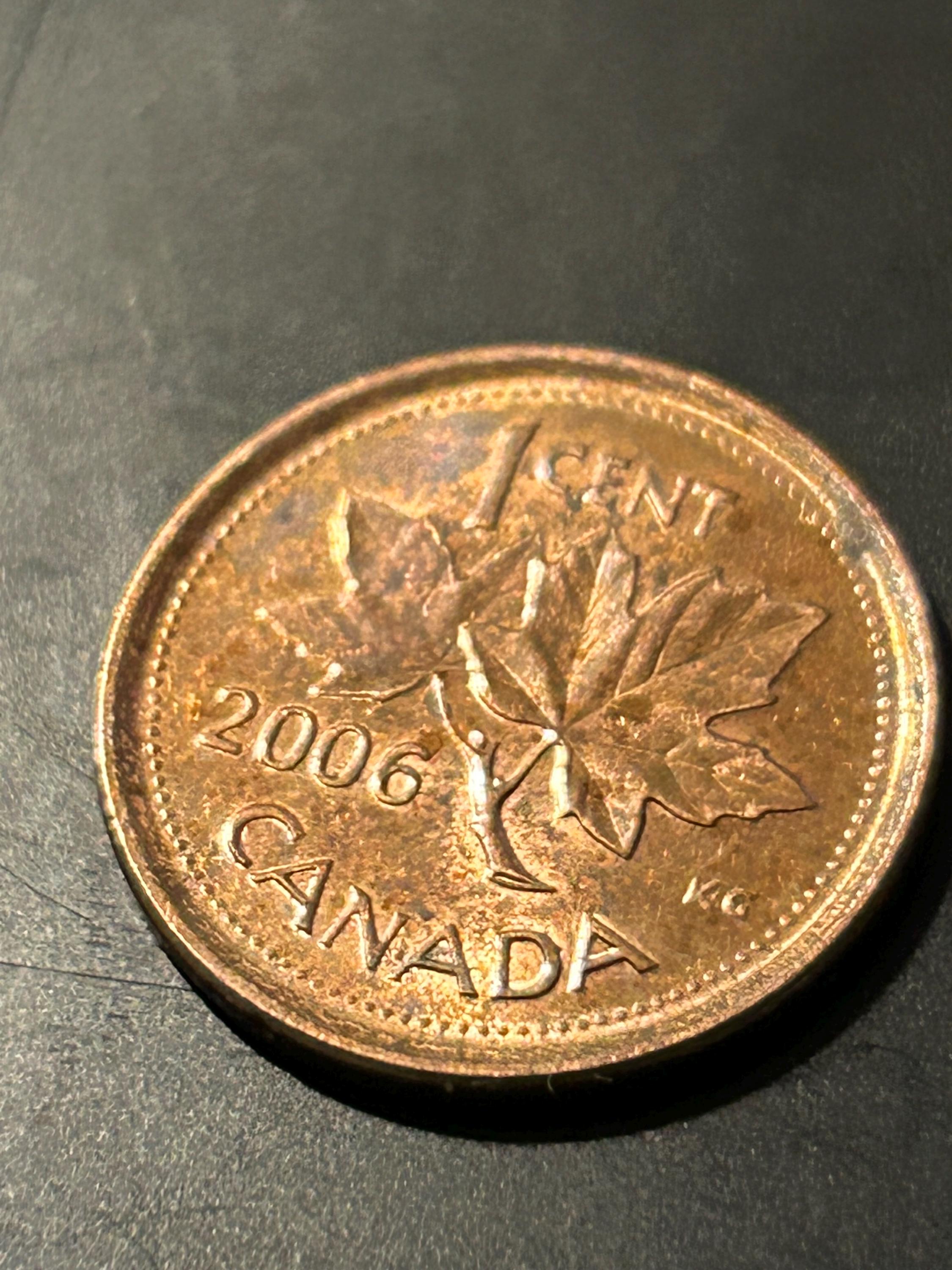RARE 2006 Canada Penny- No P No Logo Magnetic Coin - Etsy Canada