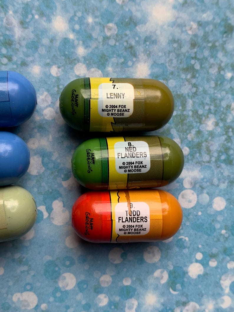 Mighty Beanz - the Simpsons - You Choose - Etsy