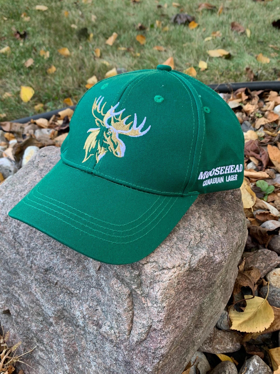 Raise a Toast in Style: Green Moosehead Snapback Hat Canadian Brewery ...
